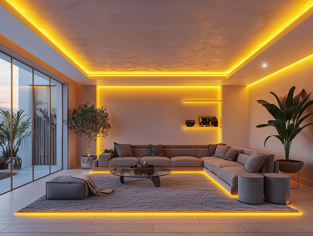 Transformez votre espace avec un faux plafond LED : astuces et conseils ...